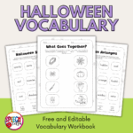 Free Speech Therapy Activities and Worksheets for Halloween