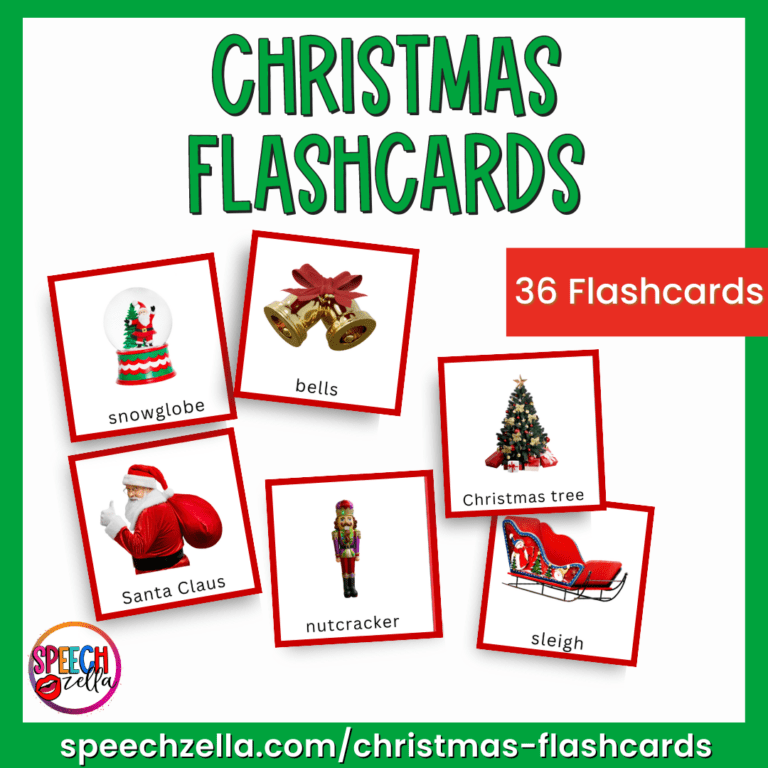 Fun and Free Christmas Speech Therapy Activities - Speechzella