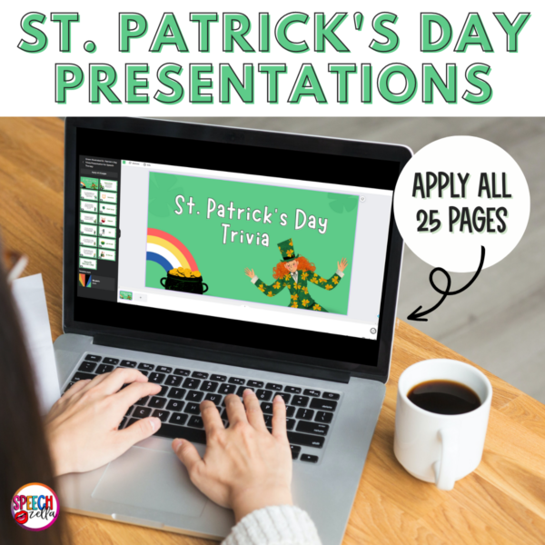 Free St Patrick's Day Worksheets for Speech Therapy - Speechzella