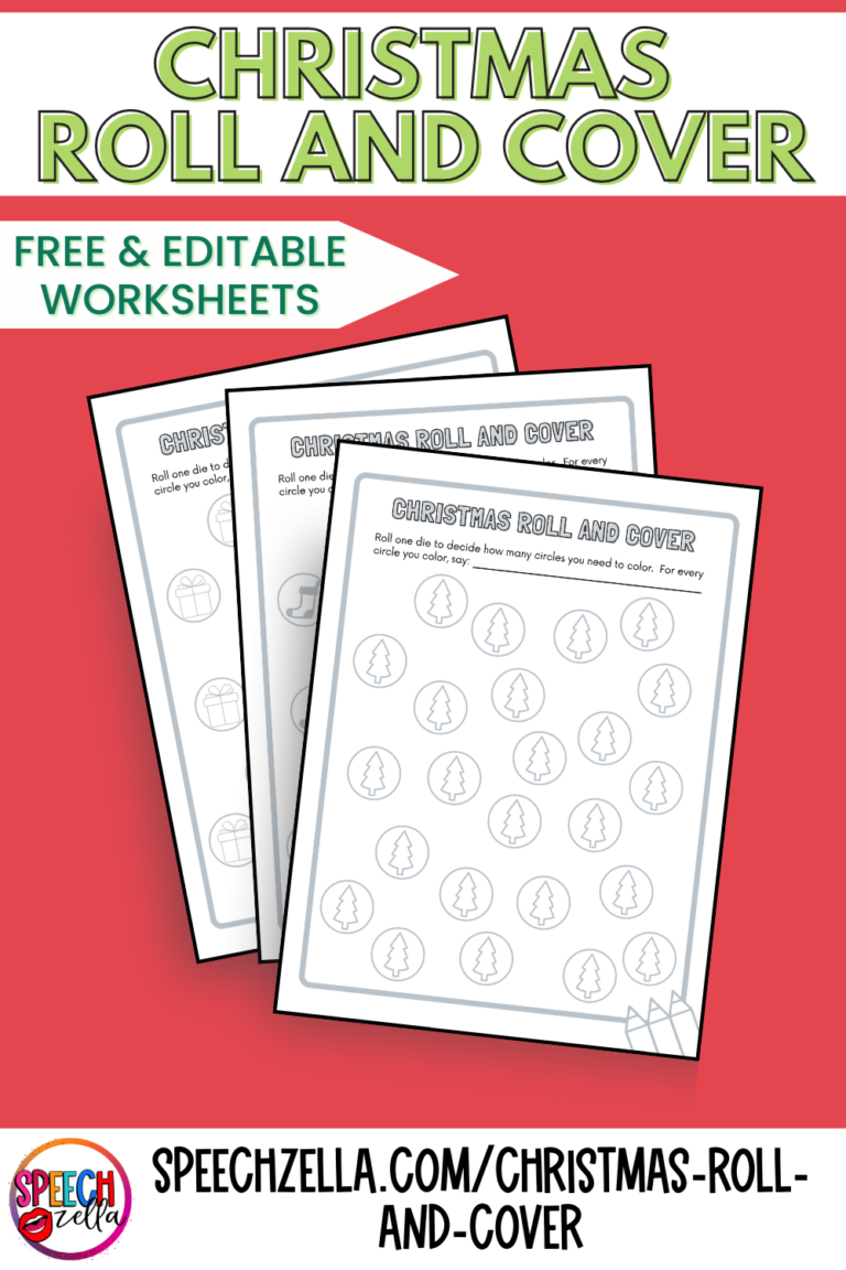 Fun and Free Christmas Speech Therapy Activities - Speechzella