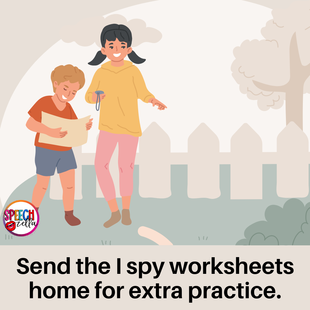 Winter I Spy Worksheet (Free Printable) - Speechzella