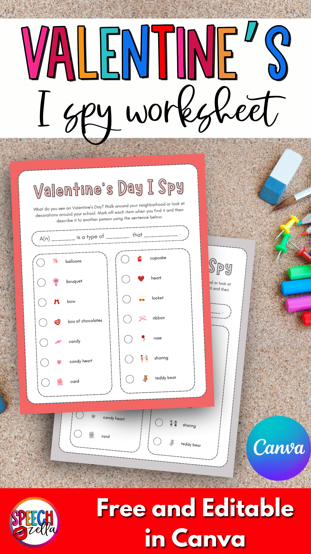 Winter I Spy Worksheet (Free Printable) - Speechzella