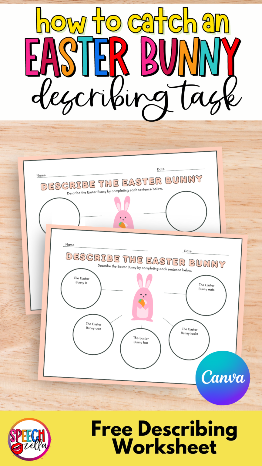 How to Catch the Easter Bunny Activities - Speechzella