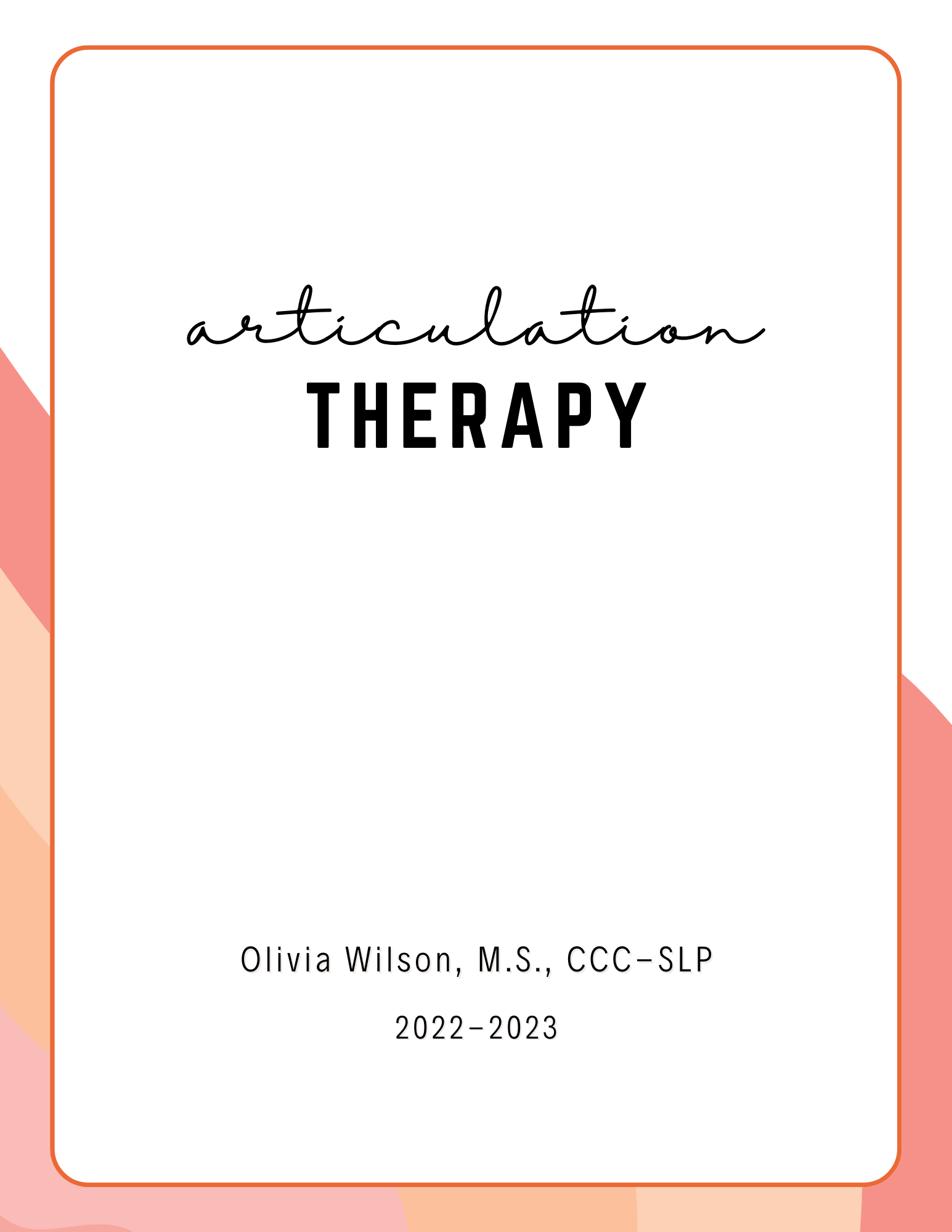 Back to School - Speechzella