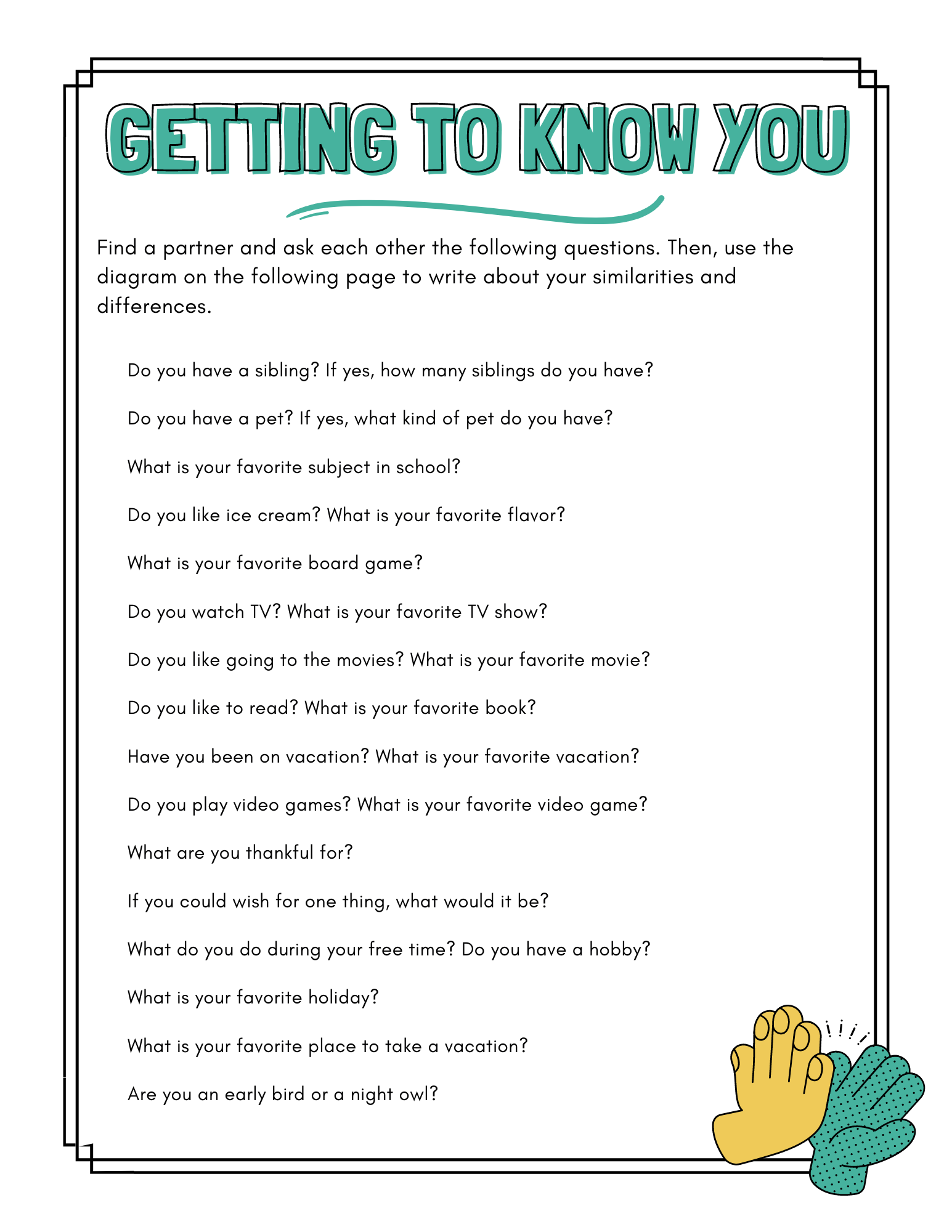 Back to School - Speechzella