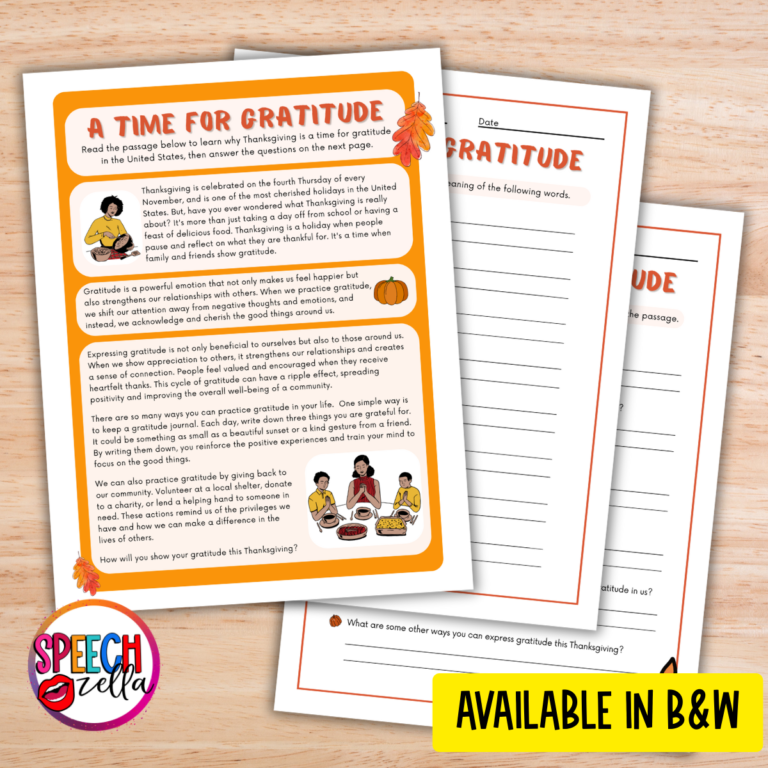 Gratitude Activities for Middle School Students - Speechzella
