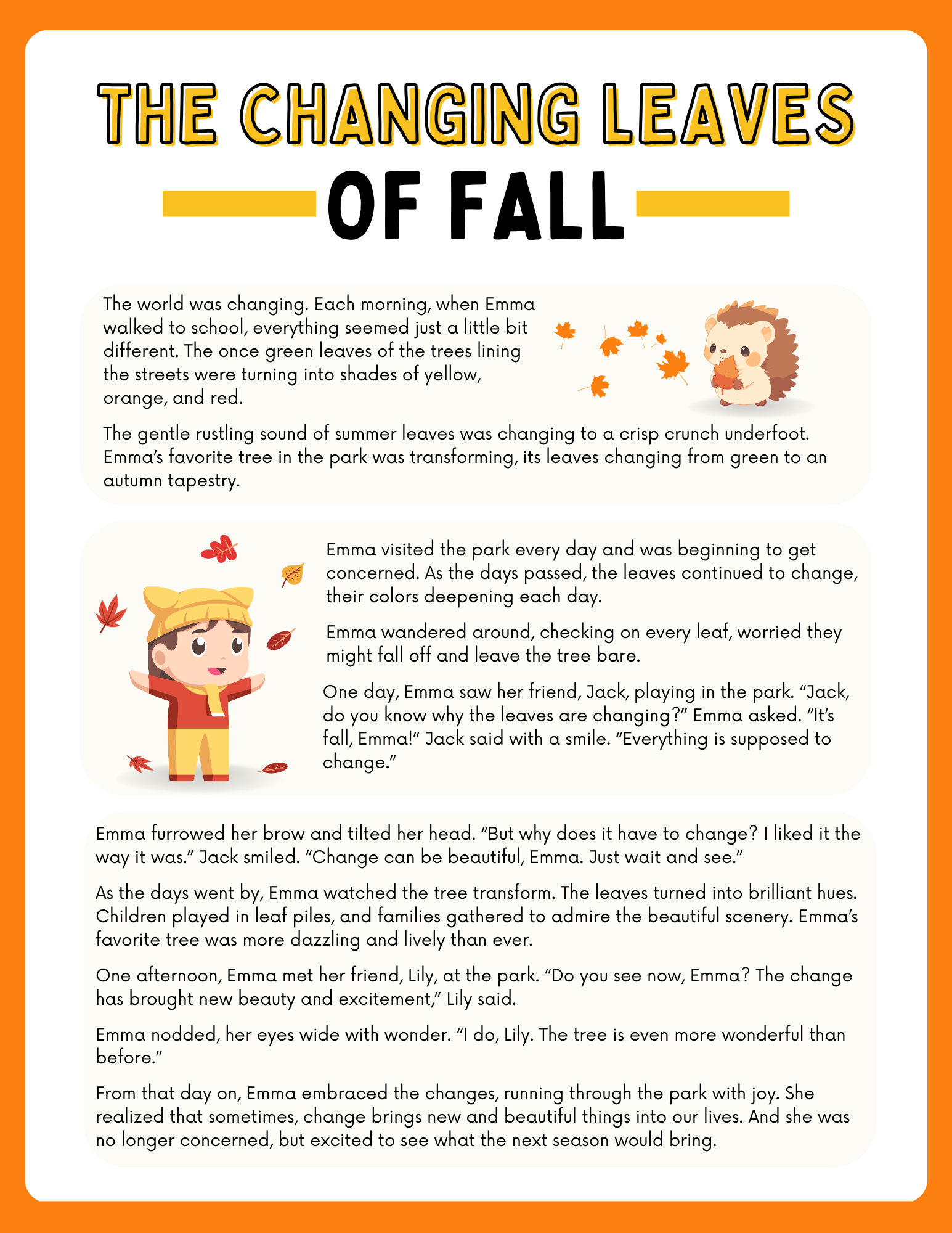 Fall - Speechzella