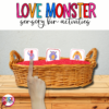 The Love Monster Book Activities for Valentine's Day - Speechzella