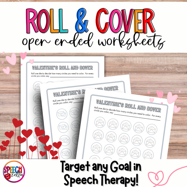The Love Monster Book Activities for Valentine's Day - Speechzella