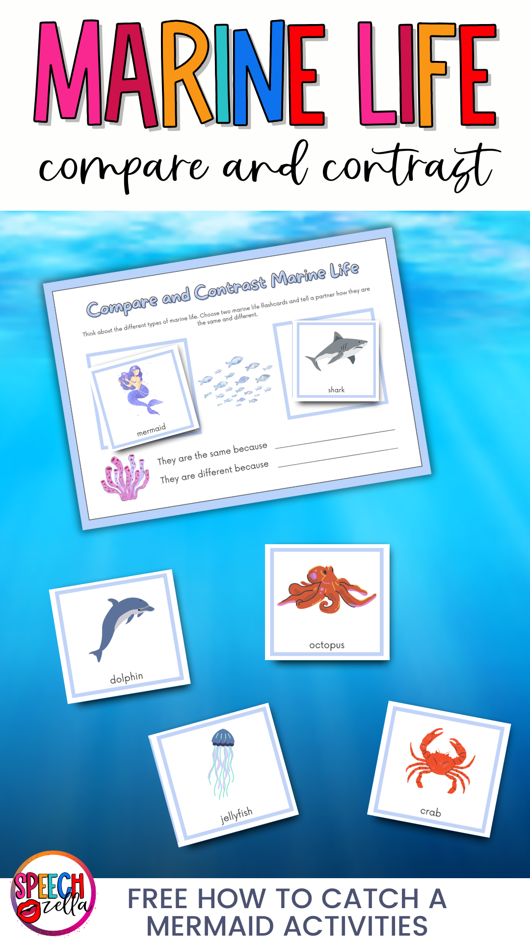 How to Catch a Mermaid Activities and Lesson Plan - Speechzella