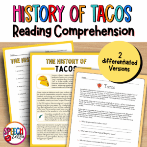 Dragons Love Tacos Activity and Lesson Plan Freebie - Speechzella