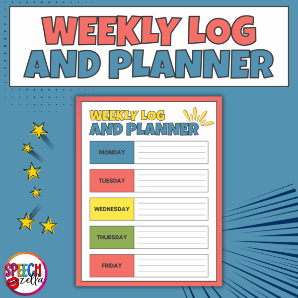 Free Speech Therapy Planner Template for Busy SLPs - Speechzella