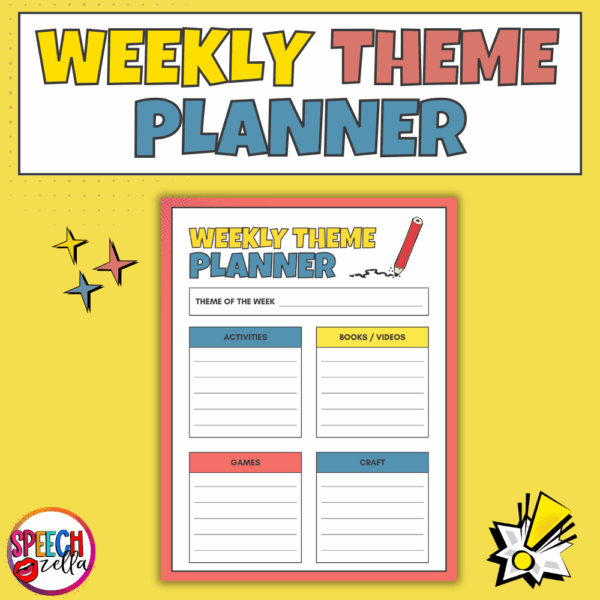 Free Speech Therapy Planner Template for Busy SLPs - Speechzella