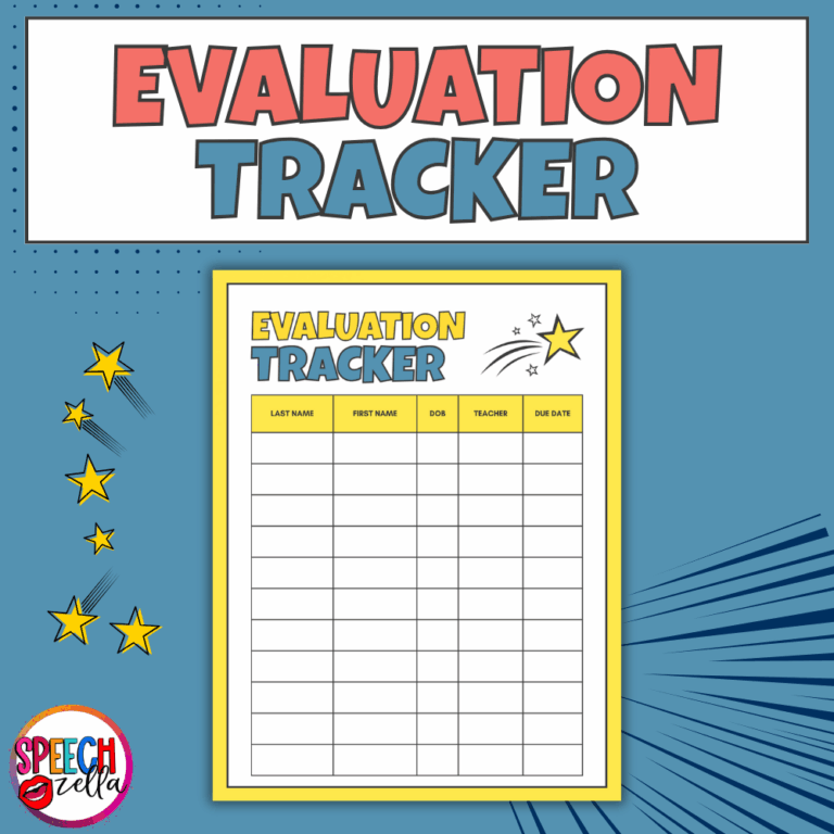 Free Speech Therapy Planner Template for Busy SLPs - Speechzella