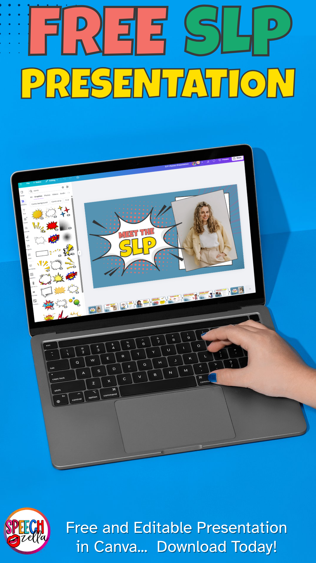 Free Speech Therapy Planner Template for Busy SLPs - Speechzella