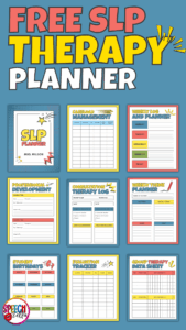 Free Speech Therapy Planner Template for Busy SLPs - Speechzella
